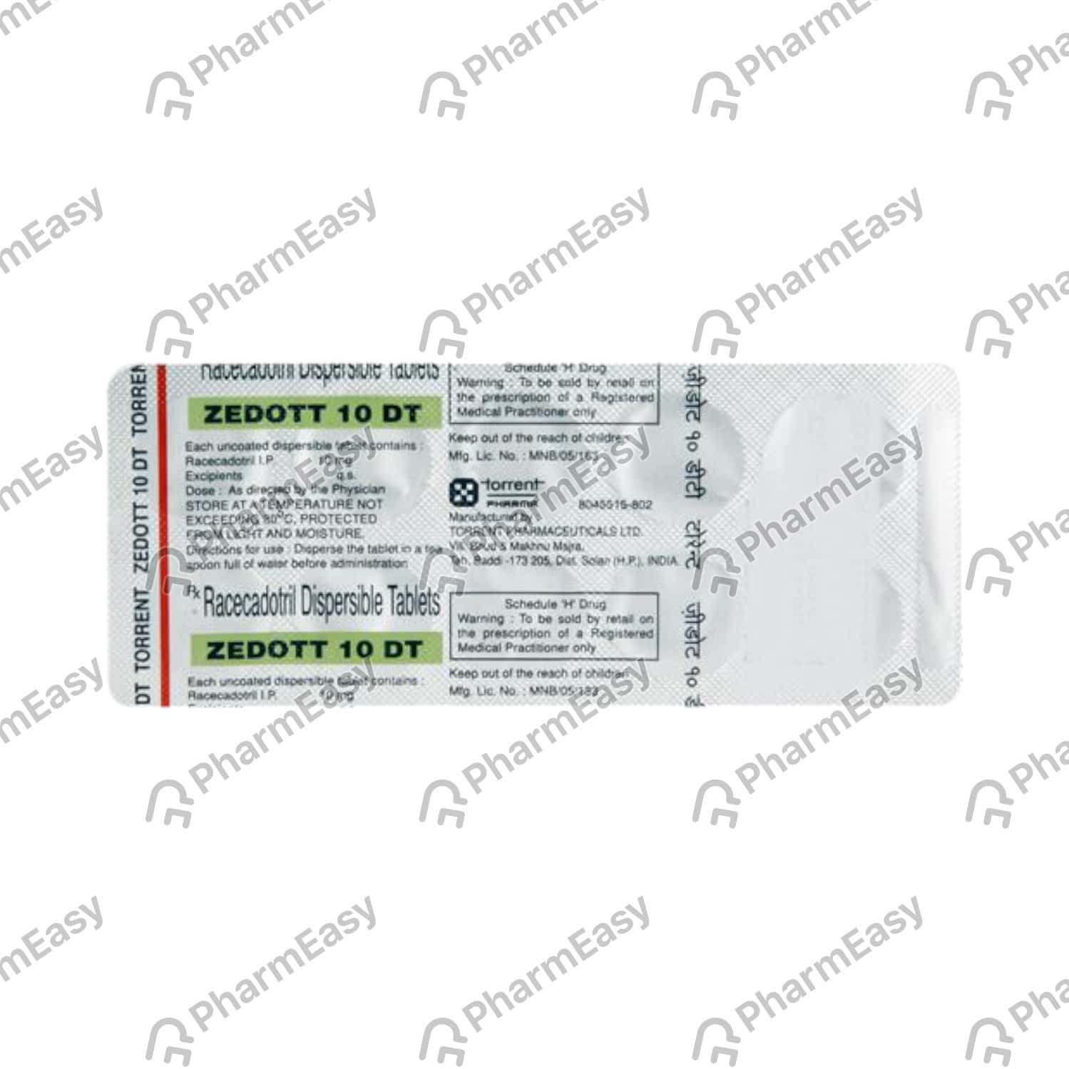 Zedott Dt 10 MG Tablet (10): Uses, Side Effects, Price & Dosage | PharmEasy