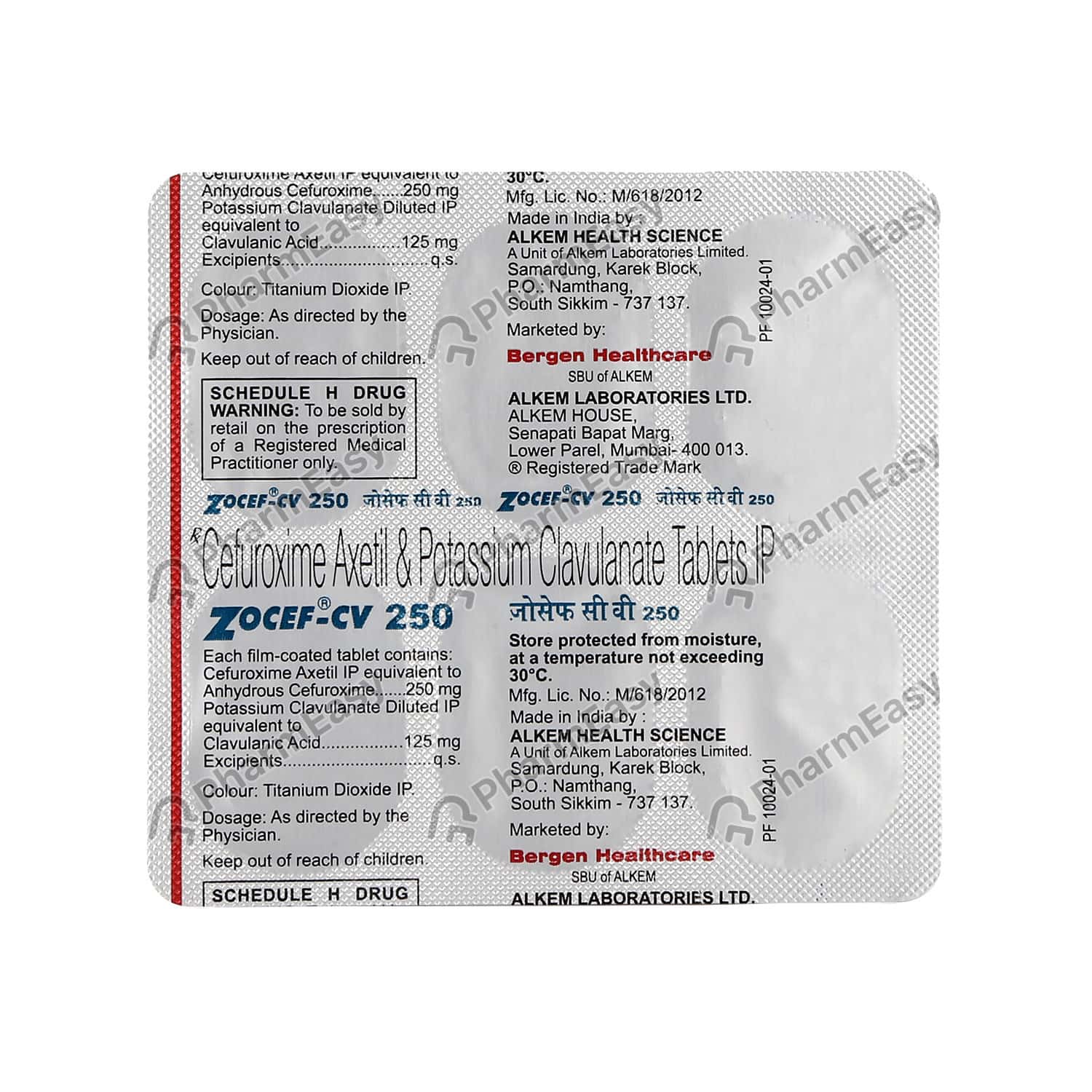 Zocef Cv 250mg Tablet - Uses, Side Effects, Dosage, Composition & Price ...
