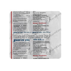 Zocef Cv 250mg Tablet - Uses, Side Effects, Dosage, Composition & Price ...