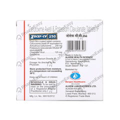 Zocef Cv 250mg Tablet - Uses, Side Effects, Dosage, Composition & Price ...