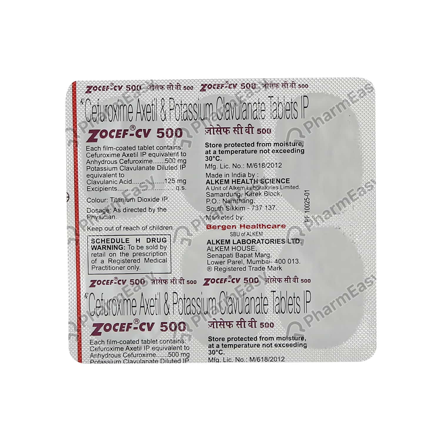 Zocef Cv 500mg Tablet - Uses, Side Effects, Dosage, Composition & Price ...