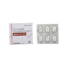 Zocef Cv 500mg Tablet - Uses, Side Effects, Dosage, Composition & Price ...