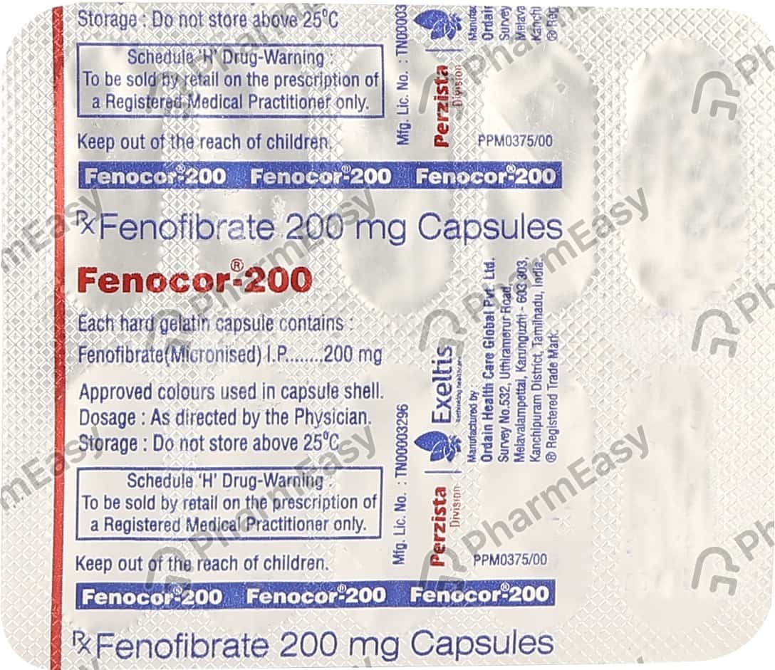 Fenocor 200 MG Capsule (10): Uses, Side Effects, Price & Dosage | PharmEasy