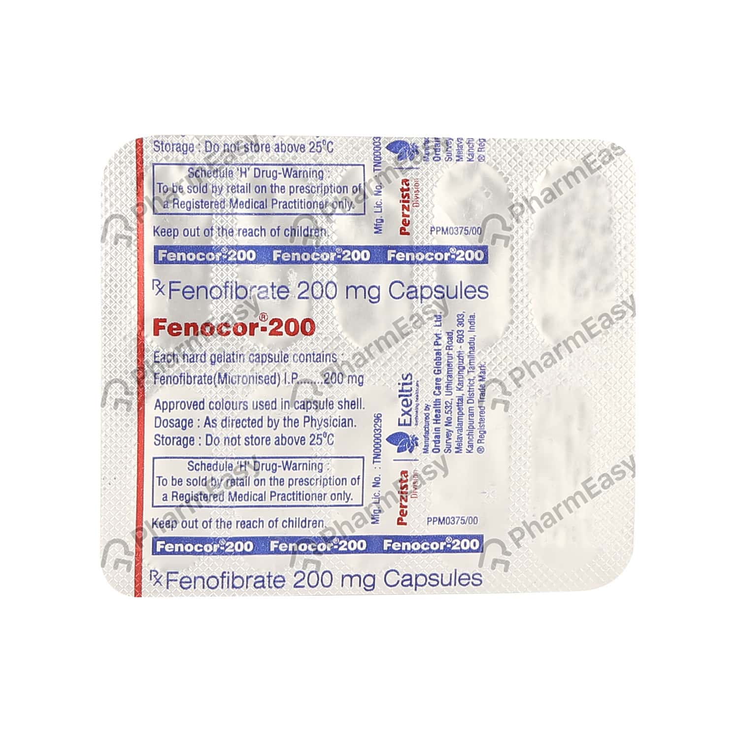 Buy Fenocor 200 MG Capsule (10) Online at Flat 18% OFF* | PharmEasy