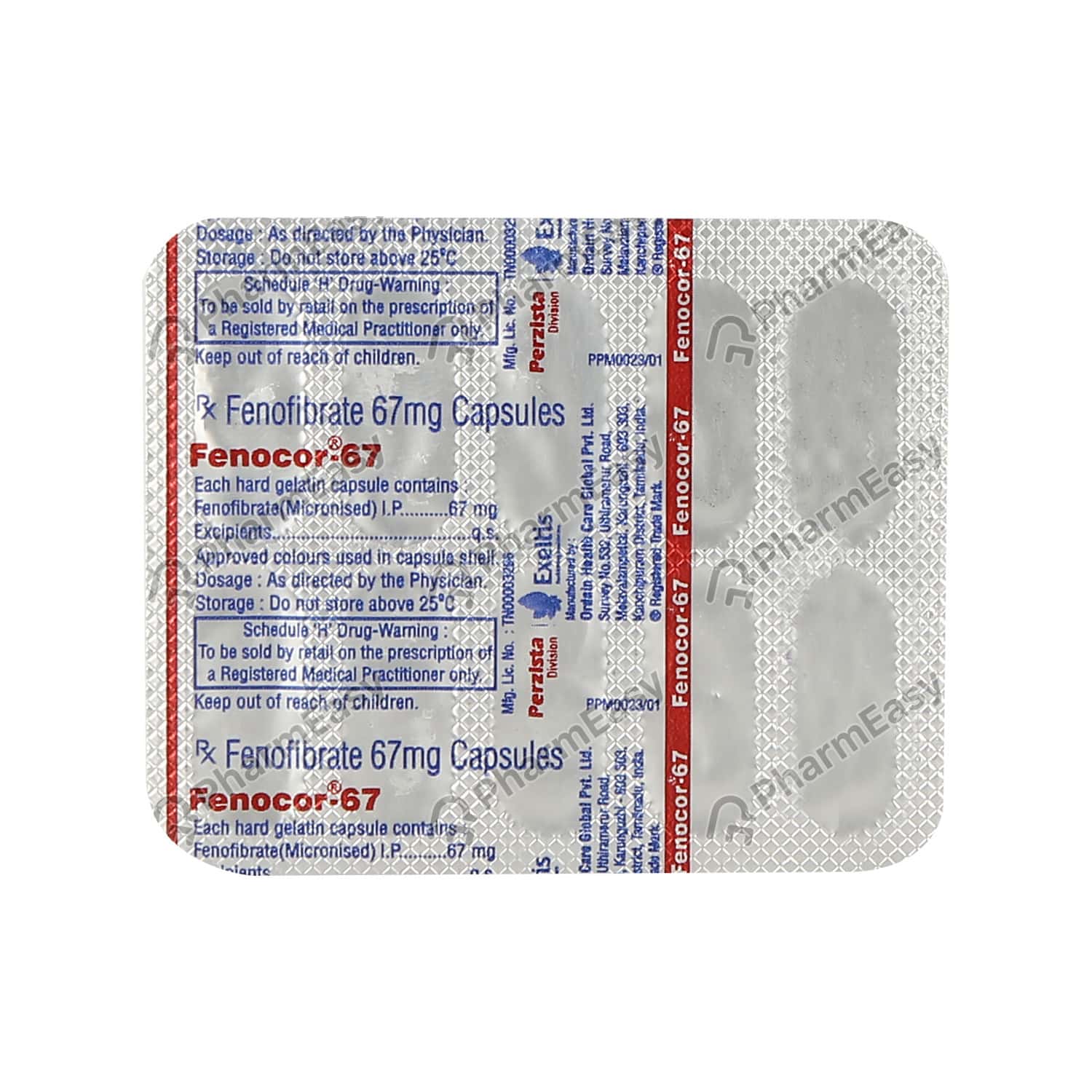 Buy Fenocor 67 MG Capsule (10) Online at Flat 18% OFF* | PharmEasy