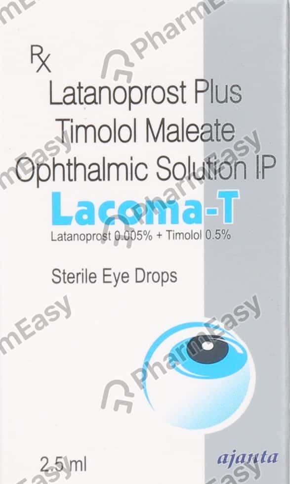 Lacoma T Bottle Of 2.5ml Eye Drops: Uses, Side Effects, Price & Dosage ...