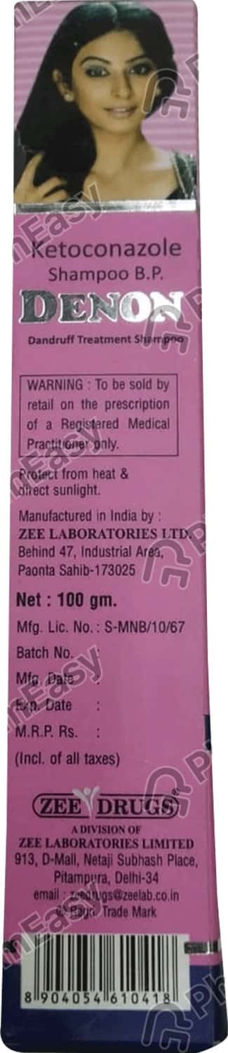 Denon 2 %W/V Shampoo (100): Uses, Side Effects, Price & Dosage | PharmEasy