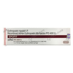 Buy Epofit 4000 IU Solution For Injection (1) Online at Flat 18% OFF ...