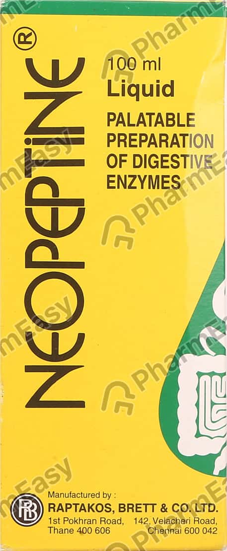 Neopeptine Liquid 100ml: Uses, Side Effects, Price & Dosage | PharmEasy