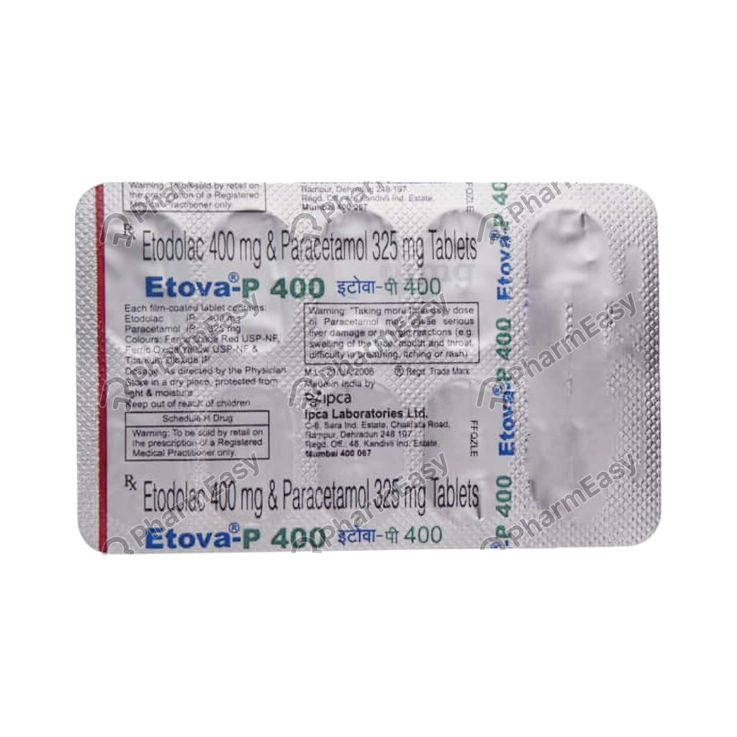 Etova P 400mg Tablet: Uses, Side Effects, Price & Dosage | PharmEasy