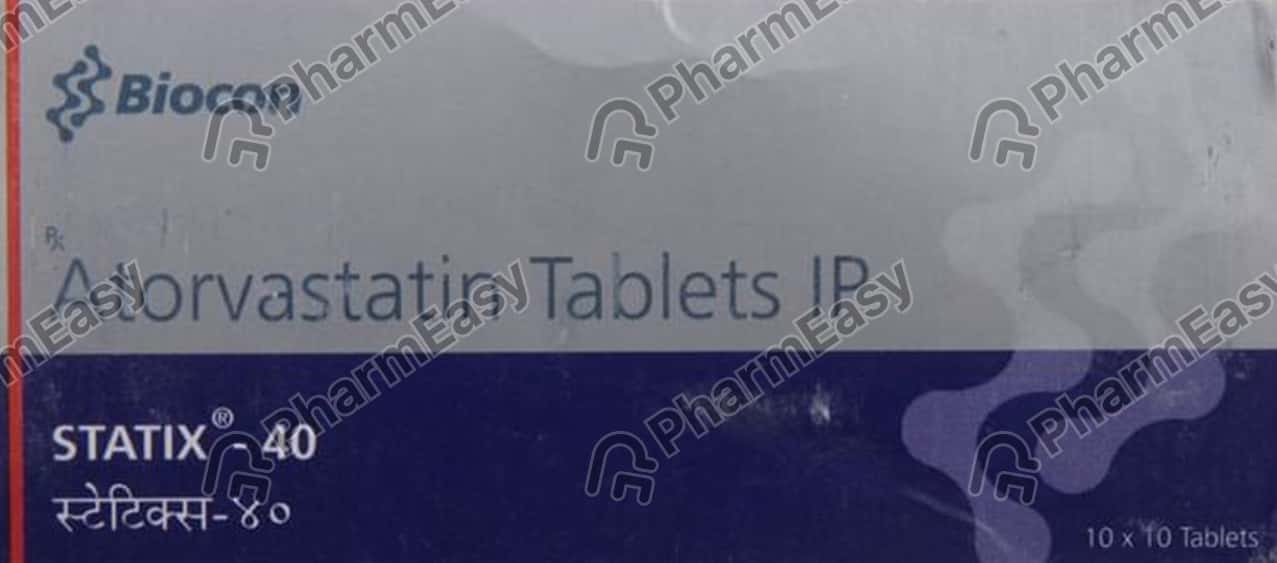 Statix 40 MG Tablet (10): Uses, Side Effects, Price & Dosage | PharmEasy