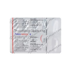 Buy Neorelax 4 MG Capsule (10) Online at Flat 18% OFF* | PharmEasy