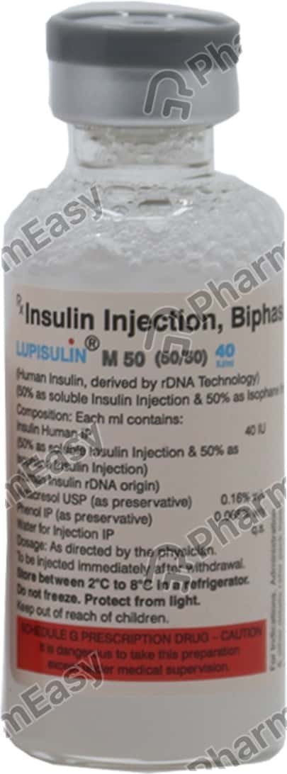 Lupisulin M 40 IU/ML Injection (10): Uses, Side Effects, Price & Dosage ...
