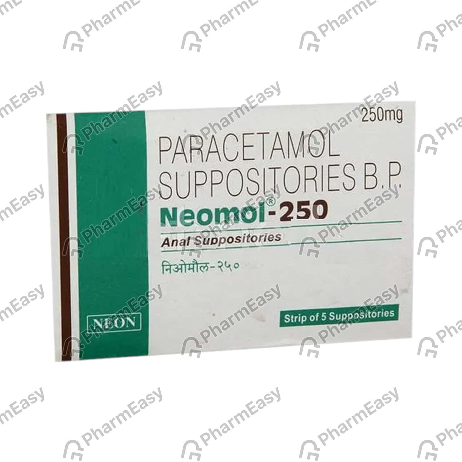 Buy Neomol 250 MG Rectal Suppository (5) Online at Flat 15% OFF | PharmEasy