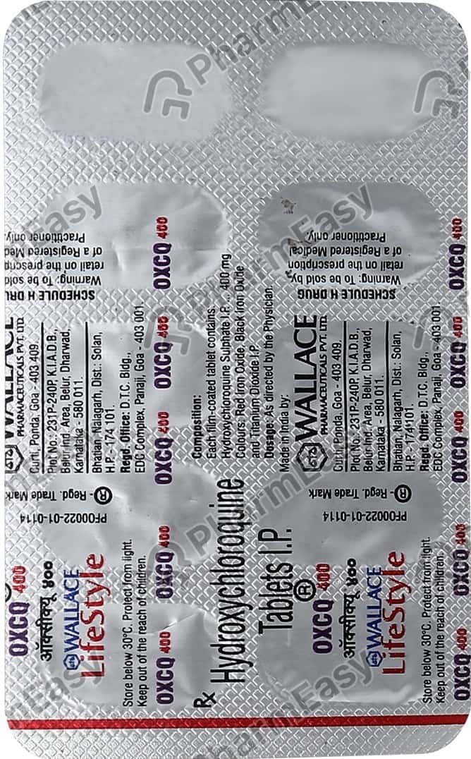Oxcq 400 MG Tablet (10): Uses, Side Effects, Price & Dosage | PharmEasy