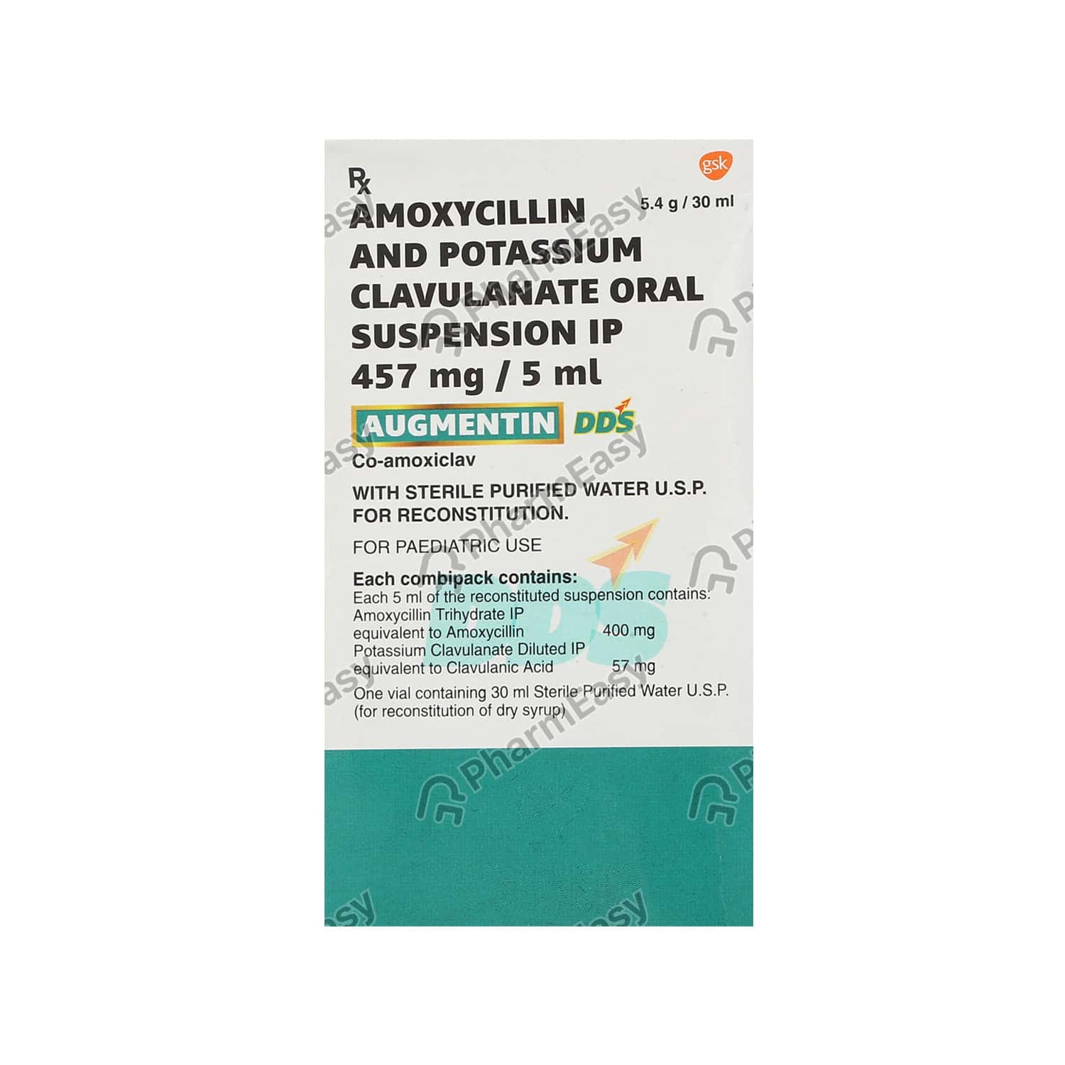 Buy Augmentin Dds Suspension 30ml Online at Flat 18% OFF* | PharmEasy