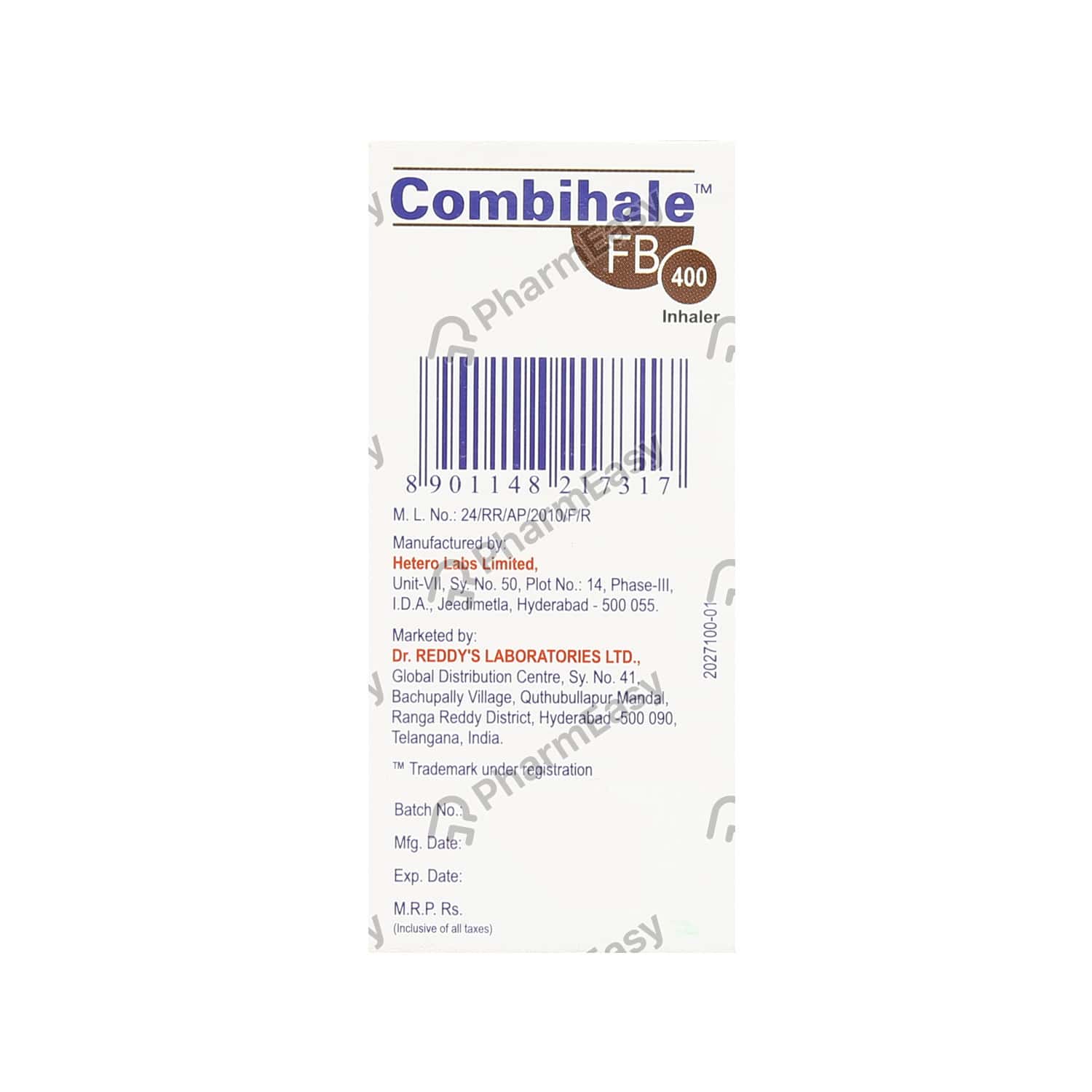 Buy Combihale Fb 400 Inhaler Online at Flat 18% OFF* | PharmEasy