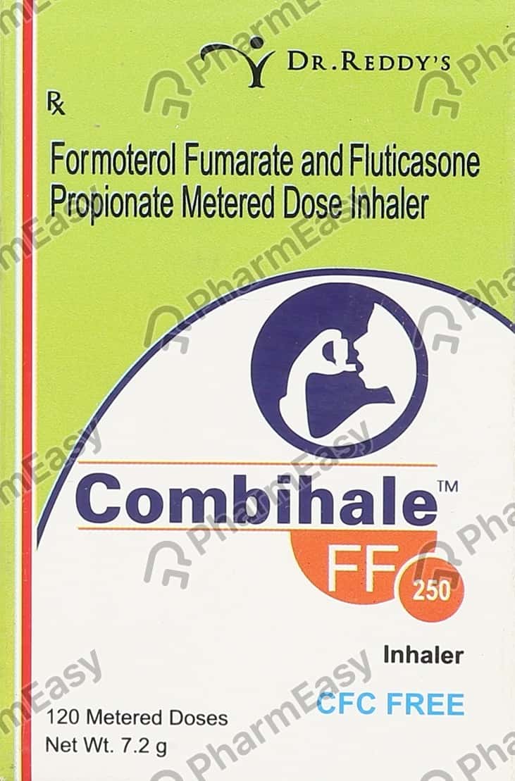Combihale Ff 250mcg Box Of 120md 7.2gm Metered Dose Inhaler: Uses, Side ...