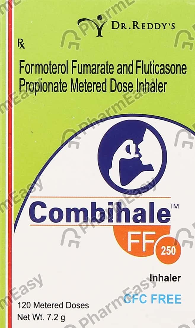 Combihale Ff 250mcg Box Of 120md 7.2gm Metered Dose Inhaler: Uses, Side ...