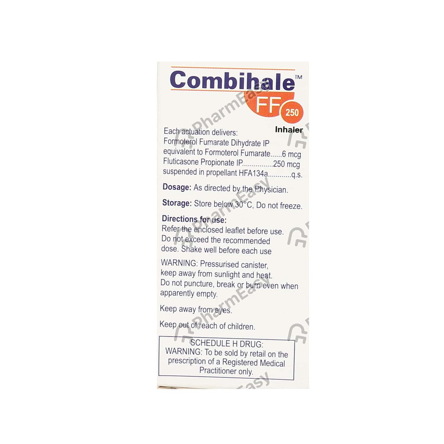 Buy Combihale Ff 250 Inhaler Online at Flat 18% OFF* | PharmEasy