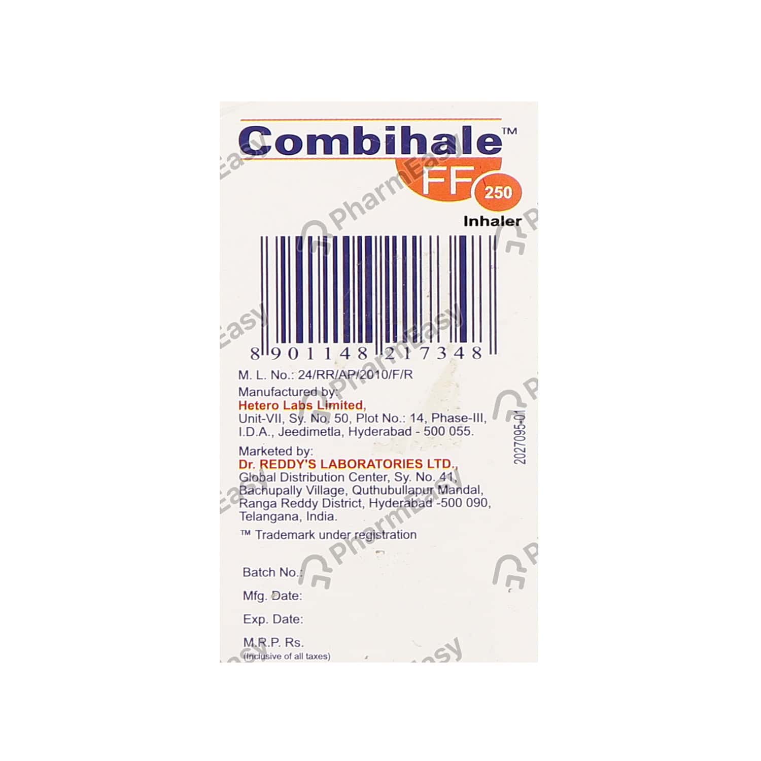 Buy Combihale Ff 250 Inhaler Online at Flat 18% OFF* | PharmEasy