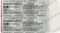 Nicogum 4 MG Chewing Gum (10): Uses, Side Effects, Price & Dosage ...