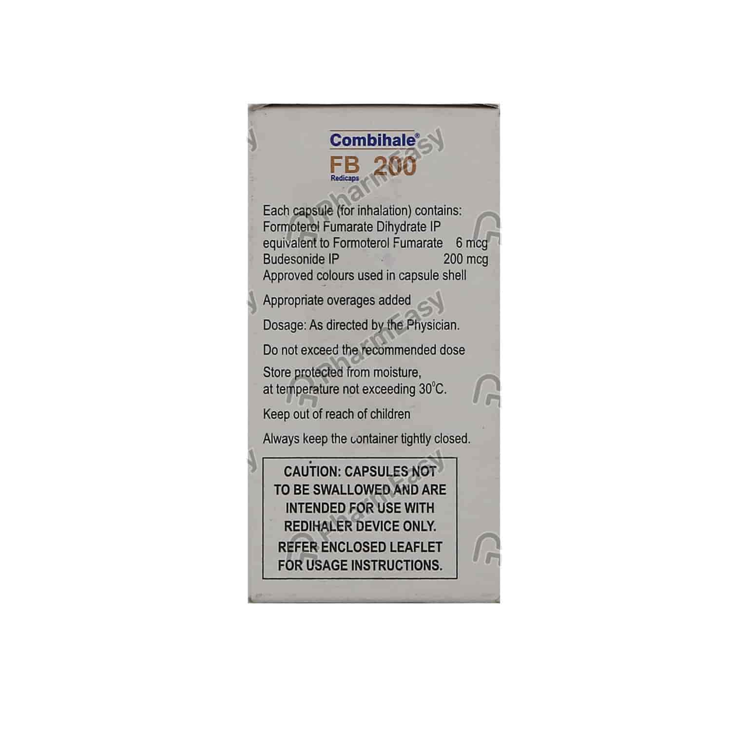 Buy Combihale Fb 200 Redicaps Online at flat 15% off | PharmEasy