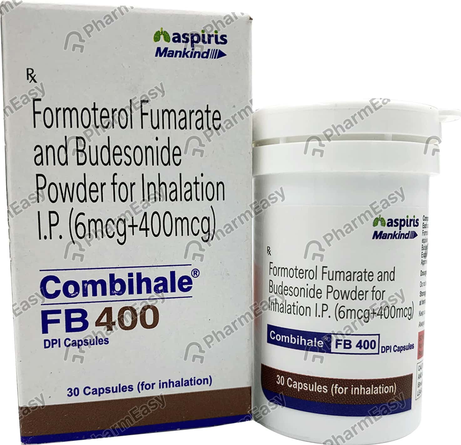 Combihale Fb 400mcg Dpi Bottle Of 30 Inhalation Capsules: Uses, Side ...