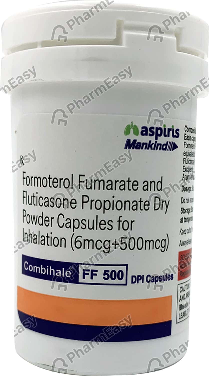 Buy Combihale Ff 500mcg Dpi Bottle Of 30 Inhalation Capsules Online at ...