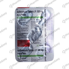 Azro 500 MG Tablet (3): Uses, Side Effects, Price & Dosage | PharmEasy