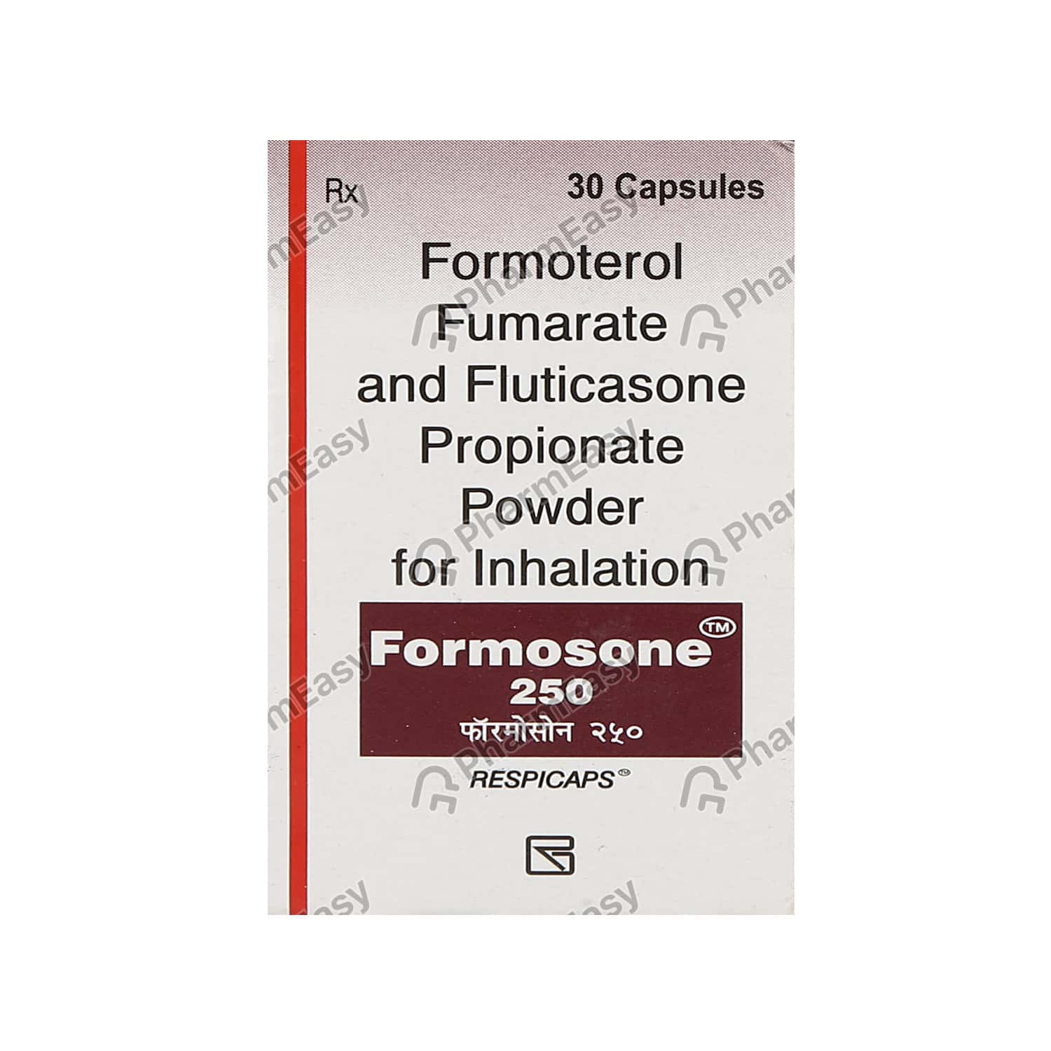 Buy Formosone 250mcg Respicaps Bottle Of 30 Capsules Online at Flat 18% ...