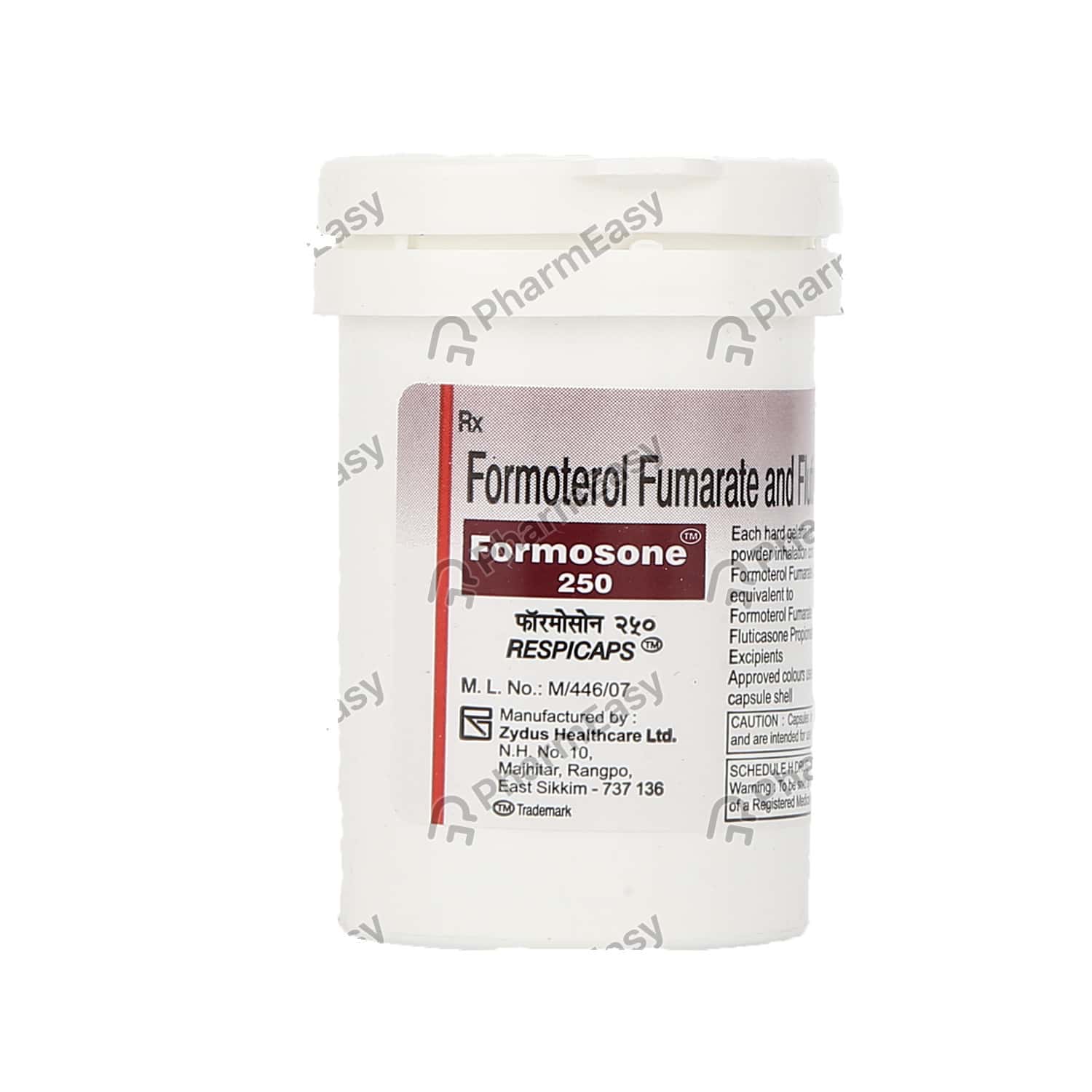 Buy Formosone 250mcg Respicaps Bottle Of 30 Capsules Online at Flat 18% ...