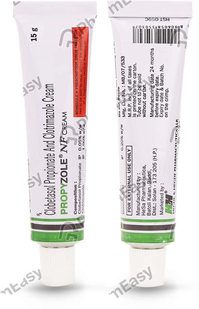 Propyzole Nf Cream 15gm: Uses, Side Effects, Price & Dosage | PharmEasy
