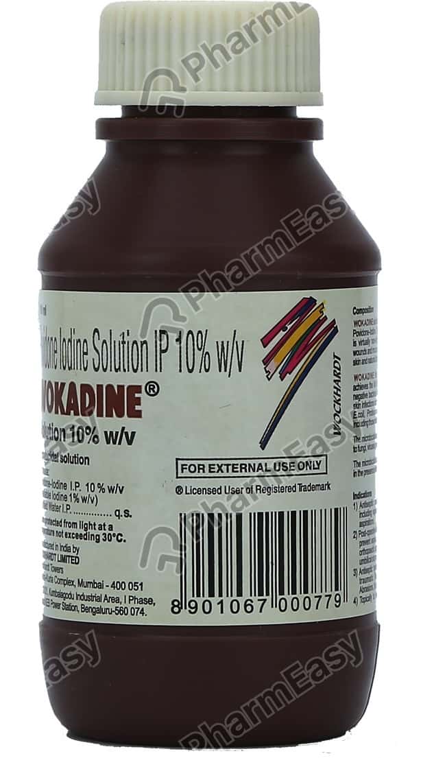 Buy WOKADINE 10% SOLU 100ML Online & Get Upto 60% OFF at PharmEasy