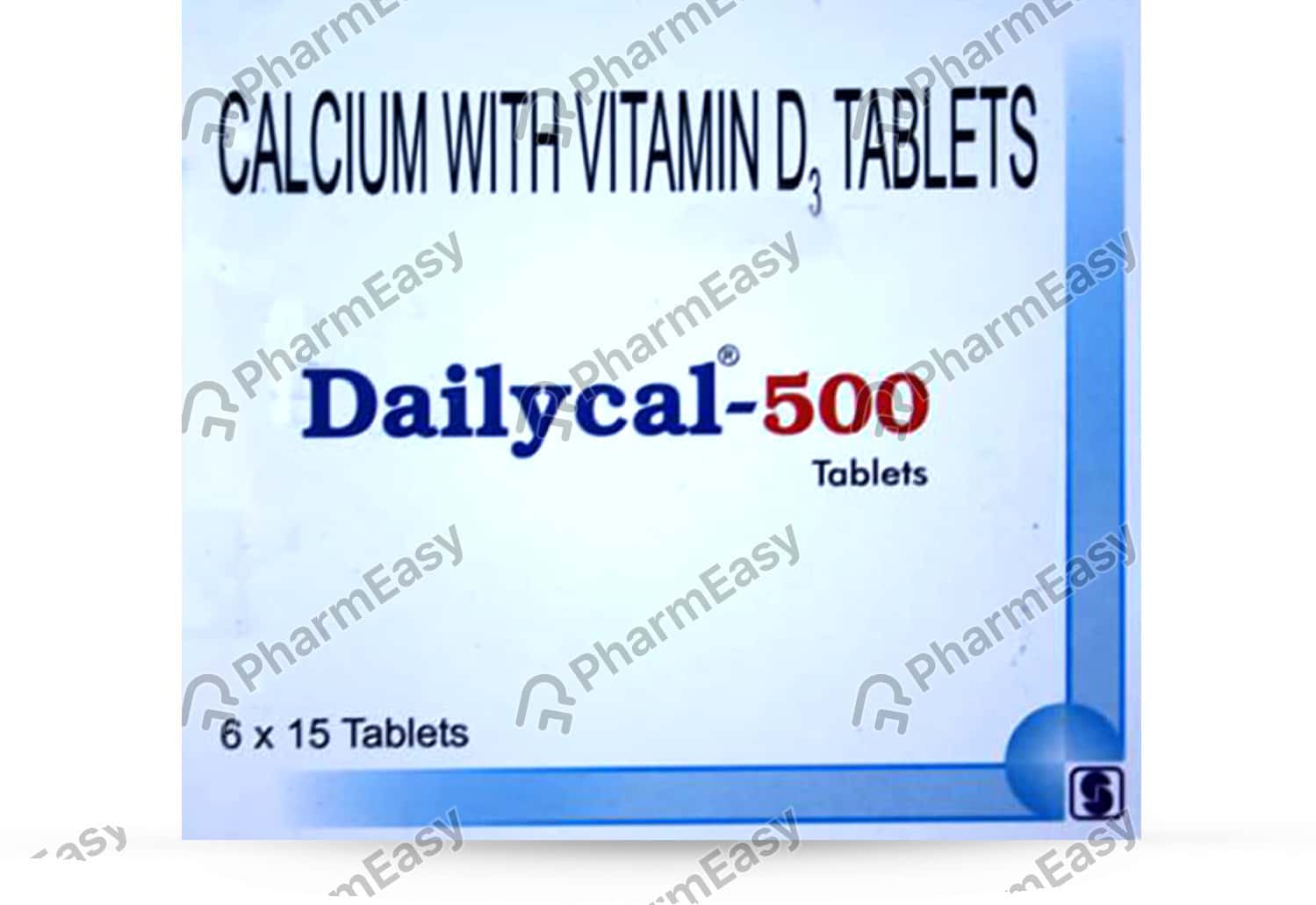 Dailycal 500mg Strip Of 15 Tablets: Uses, Side Effects, Price & Dosage ...