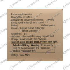 Doxy 1 L Dr Forte Strip Of 8 Capsules: Uses, Side Effects, Price ...