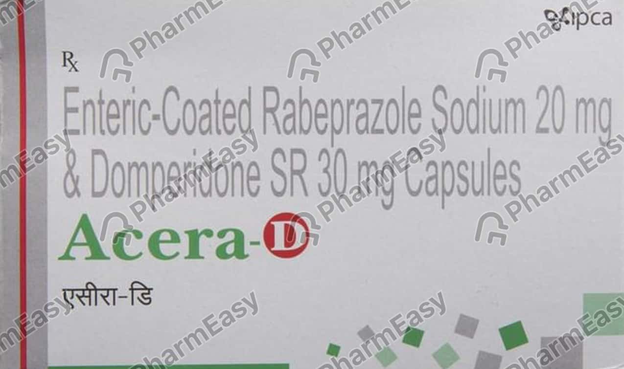 Acera D Strip Of 10 Capsules: Uses, Side Effects, Price & Dosage ...