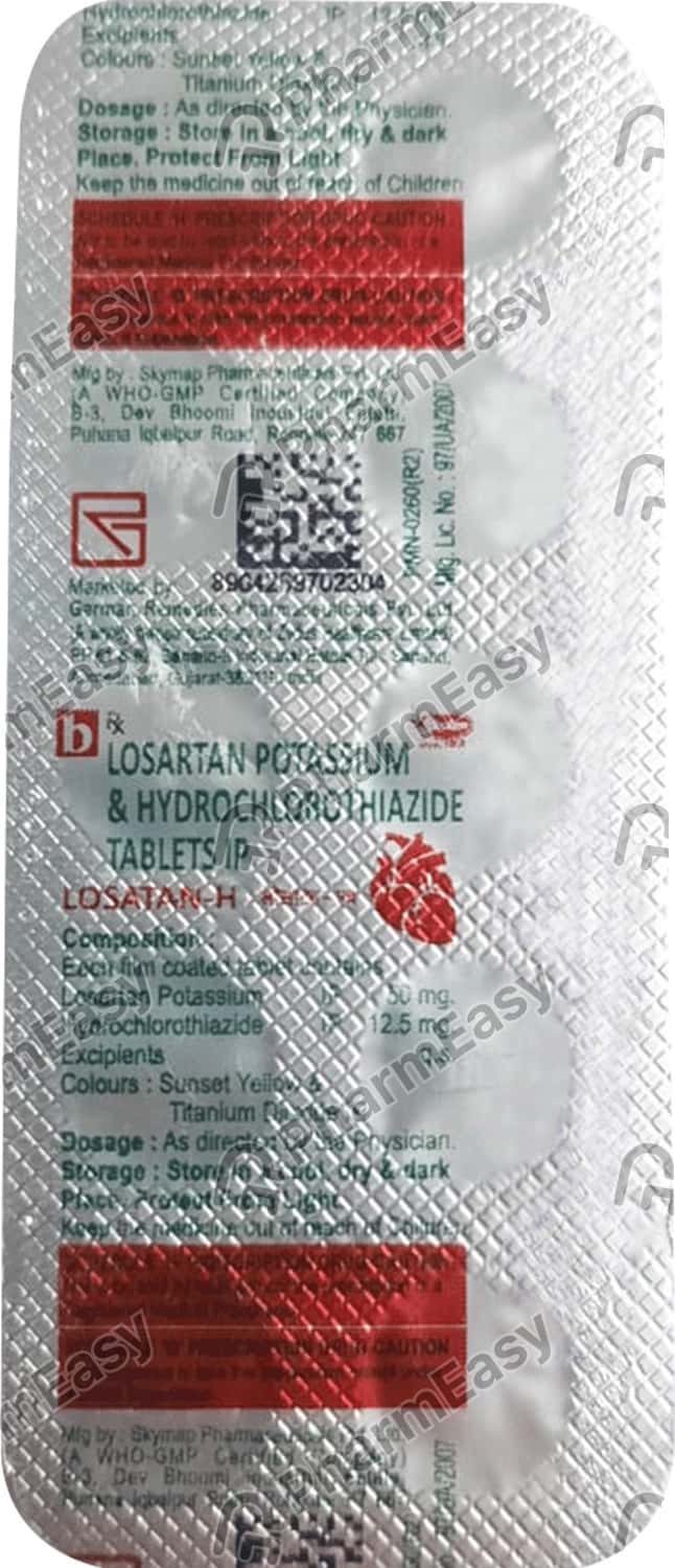 Losartan Uses, Dosage, Mechanism Of Action, Side Effects, Precautions ...