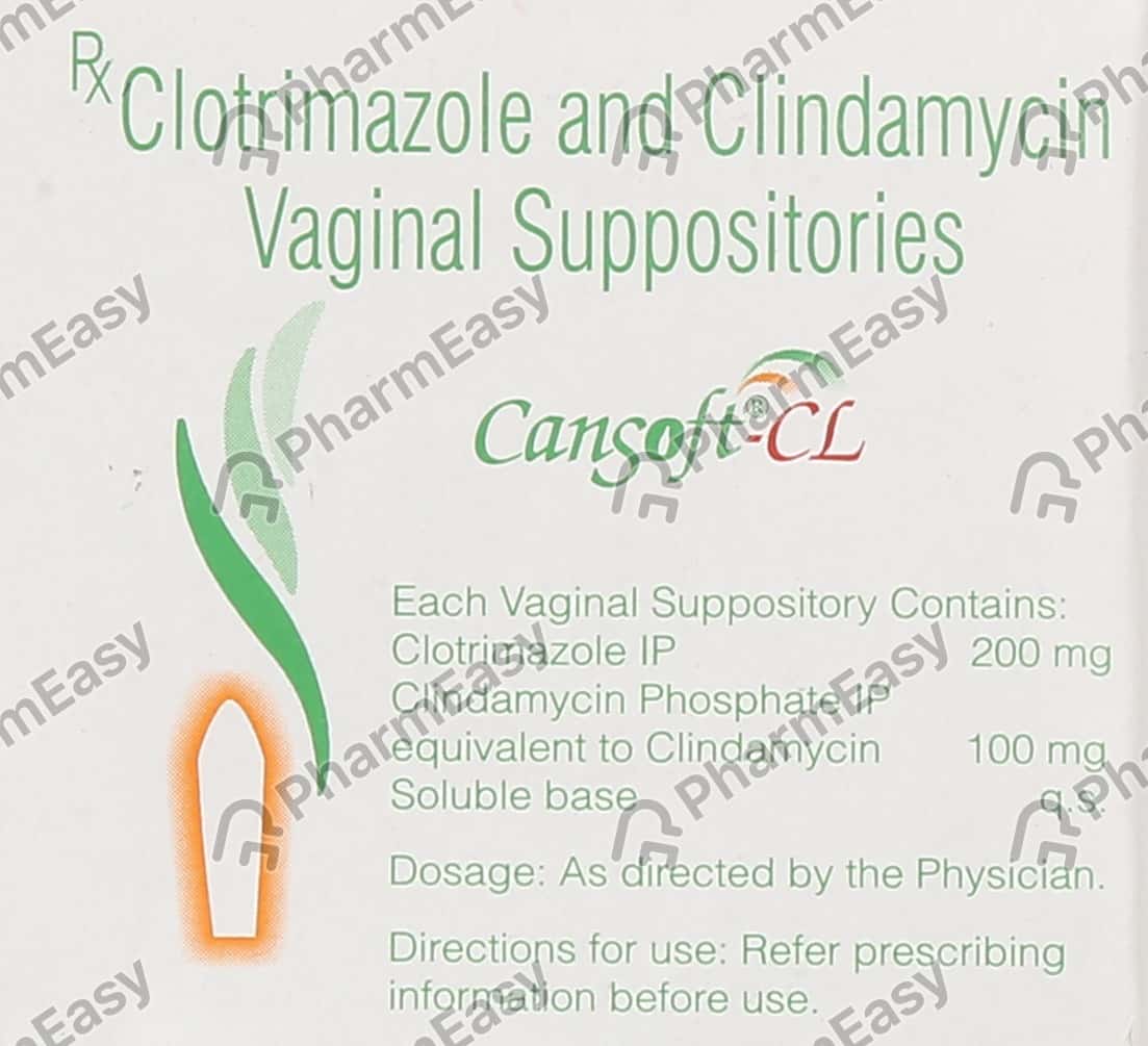 Cansoft-CL Vaginal Suppository: Uses, Side-effects, Price, Dosage ...