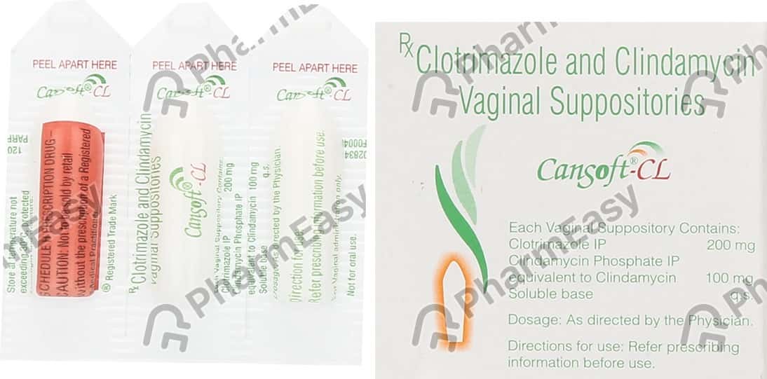 Cansoft Cl Vag Suppos: Uses, Side Effects, Price & Dosage | PharmEasy
