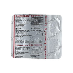 Lumerax 80mg Tablet - Uses, Side Effects, Dosage, Composition & Price ...