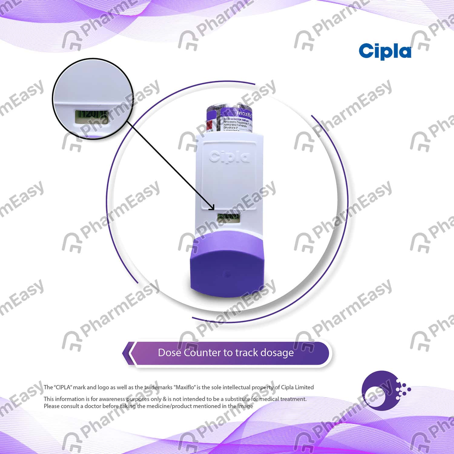 Maxiflo 125mcg Box Of 120md Metered Dose Inhaler: Uses, Side Effects ...