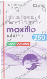 Maxiflo 250mcg Box Of 120md Metered Dose Inhaler: Uses, Side Effects ...