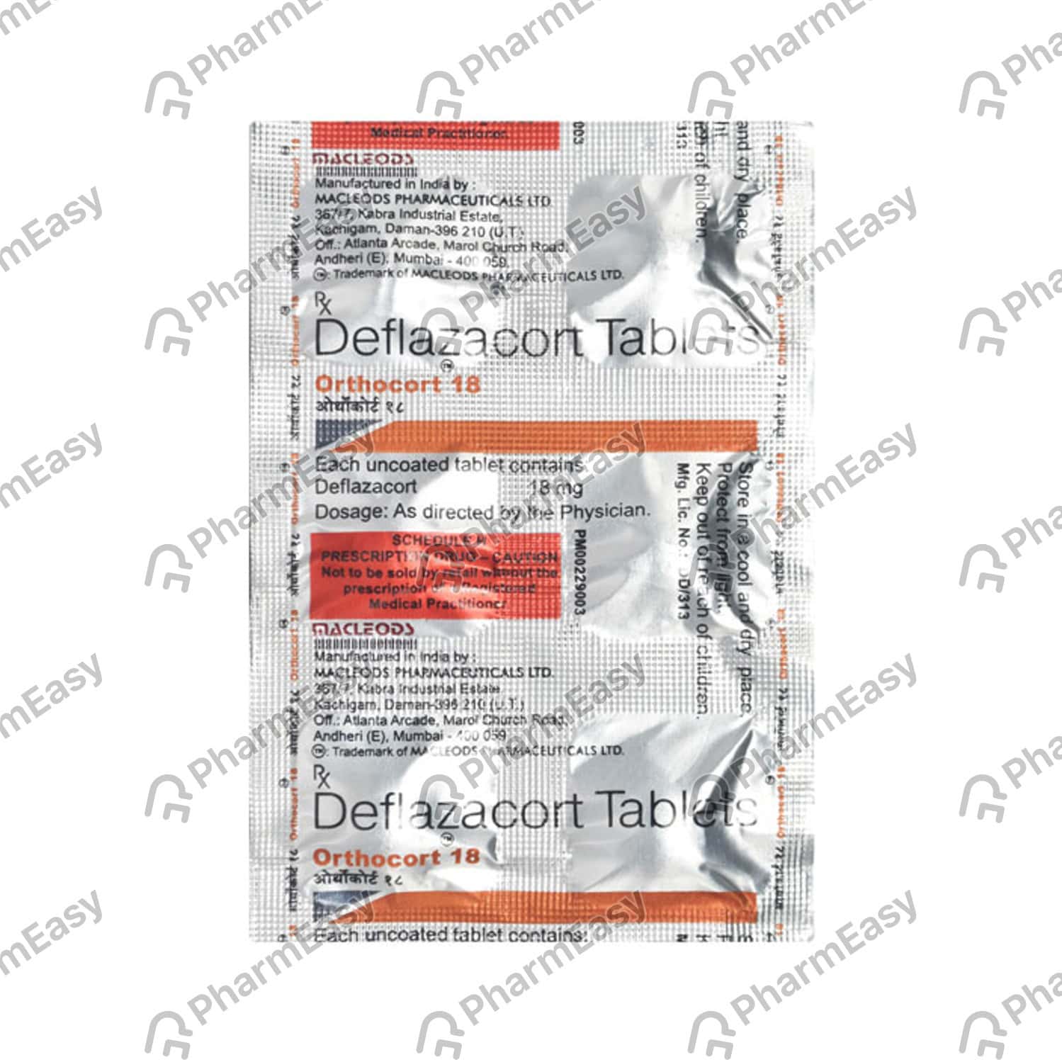 Orthocort 18 MG Tablet (6): Uses, Side Effects, Price & Dosage | PharmEasy