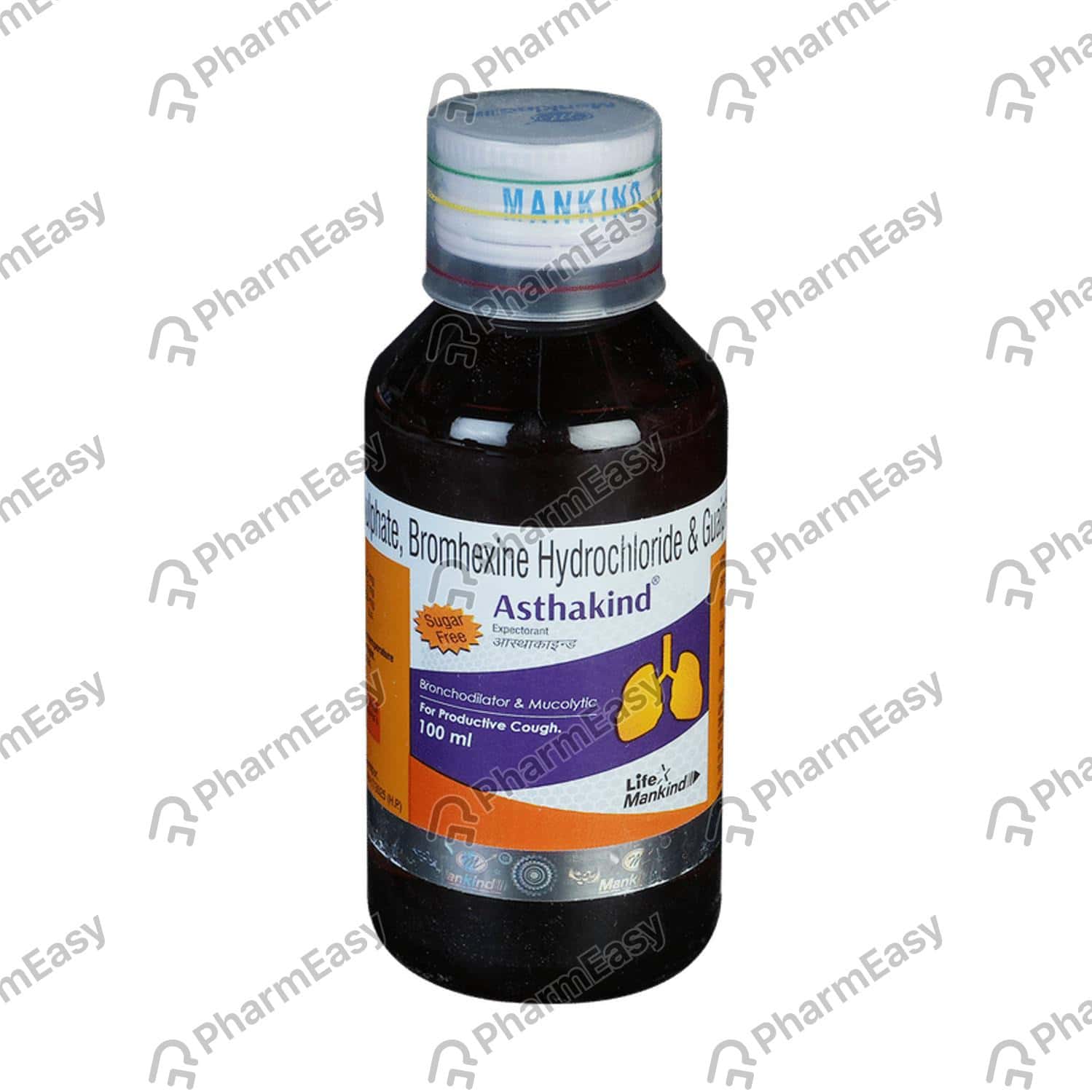 Asthakind Sugar Free Bottle Of 60ml Expectorant: Uses, Side Effects ...
