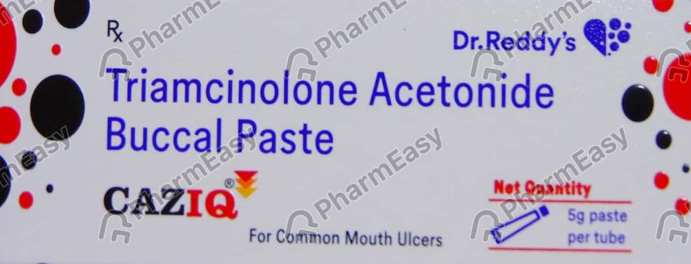 Caziq 0.1 %W/W Mouth Paste (5): Uses, Side Effects, Price & Dosage ...