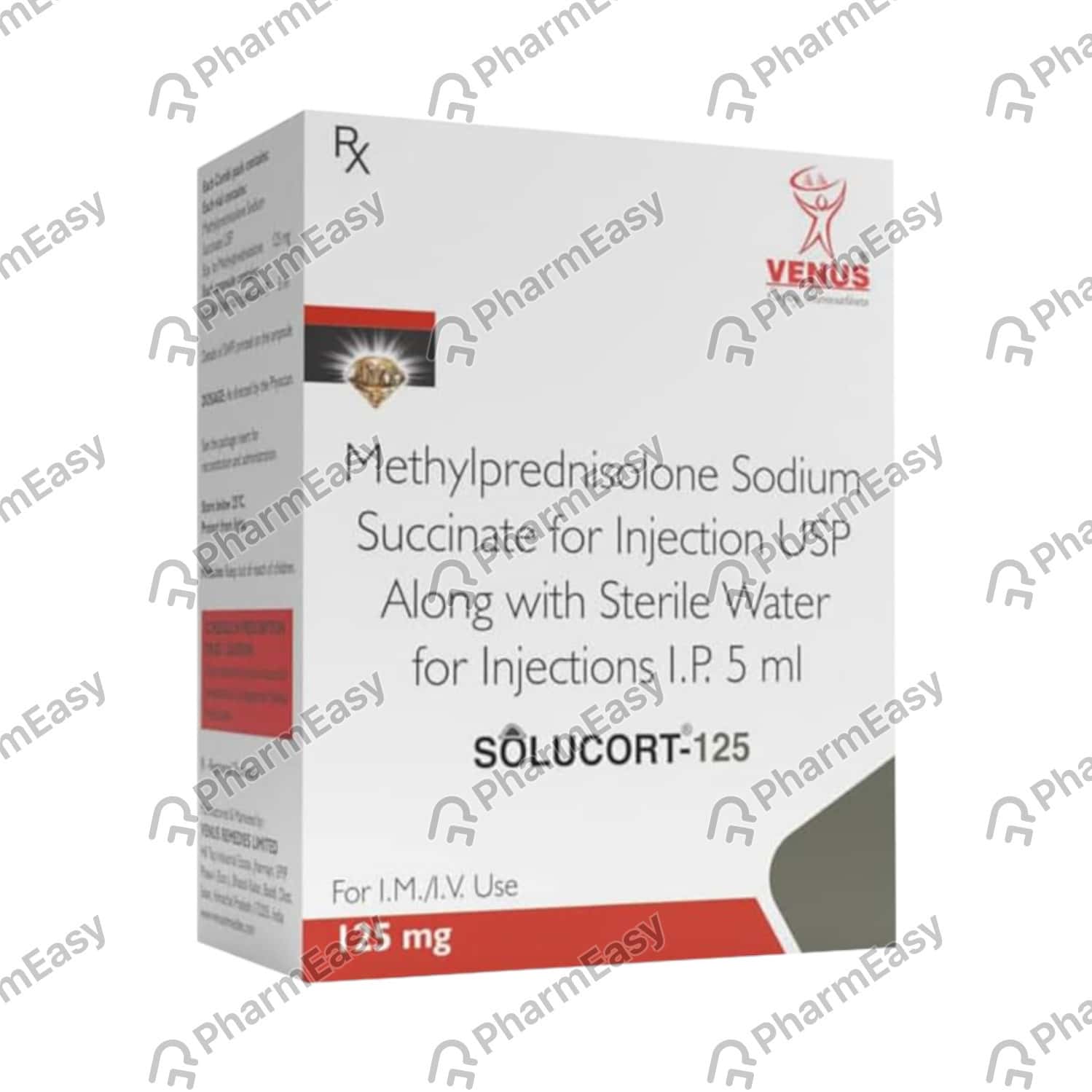 Buy Solu Cort 125 MG Injection (1) Online at Flat 15% OFF | PharmEasy
