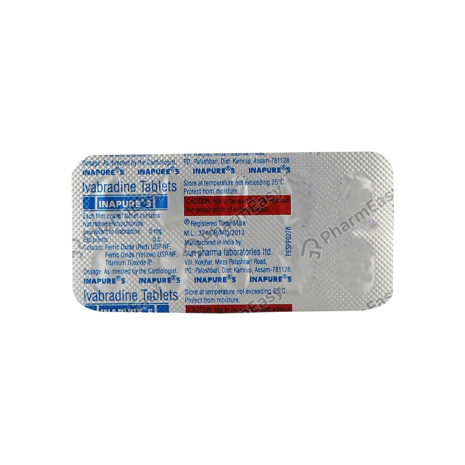 Buy Inapure 5 MG Tablet (10) Online at Flat 18% OFF* | PharmEasy