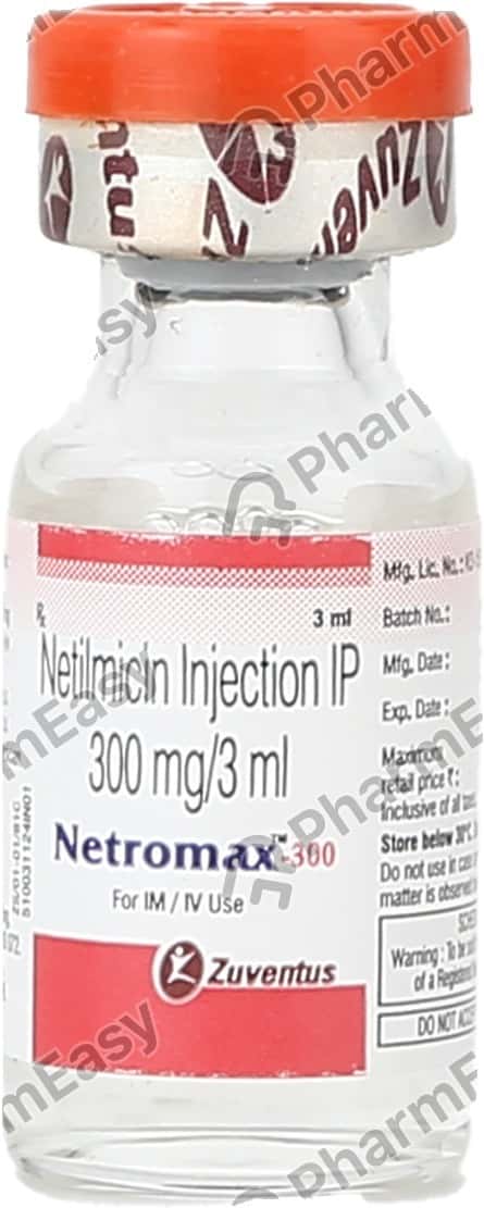 Netromax 300 MG Injection (3): Uses, Side Effects, Price & Dosage ...
