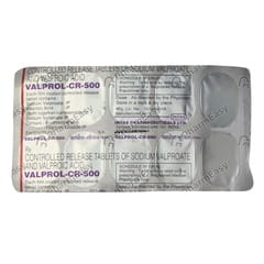 Valporil Cr 500mg Tablet - Uses, Side Effects, Dosage, Composition ...